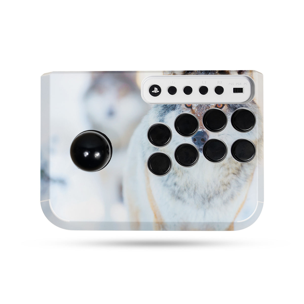 Alpha Wolf Skin For Hori Fighting Stick Mini (PS5, PS4, PC) — MightySkins