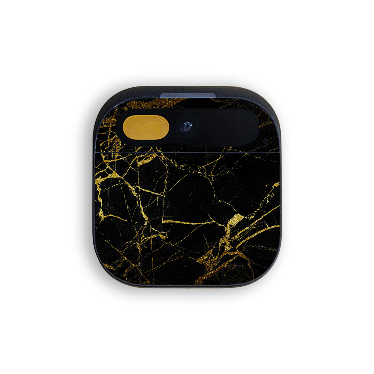 Black Gold Marble Skin For Humane AiPin — MightySkins