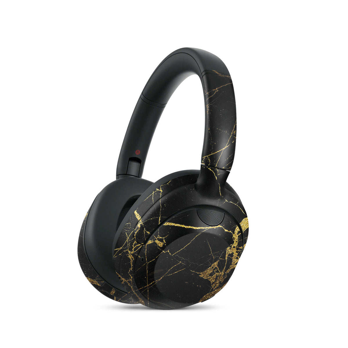 Black Gold Marble Skin For Sony ULT WEAR Headphones (2024) — MightySkins