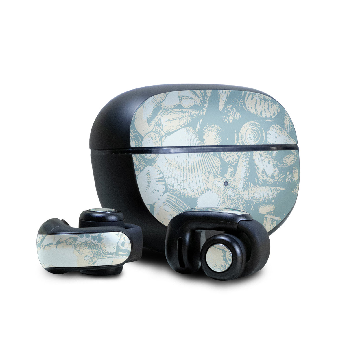 Blue Seashells Skin For Bose Ultra Open Earbuds — MightySkins
