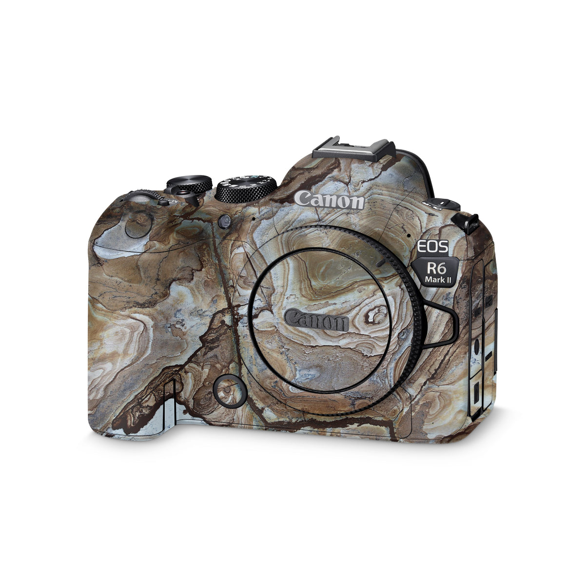 Brown Marble Skin For Canon EOS R6 Mark II Camera (2022) — MightySkins