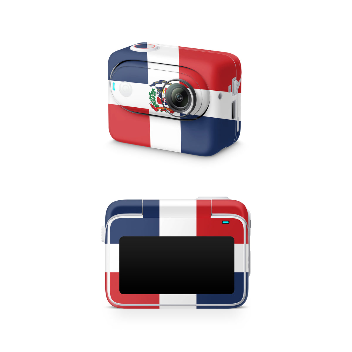 Dominican Flag Skin For Insta360 GO 3 (2023) — MightySkins