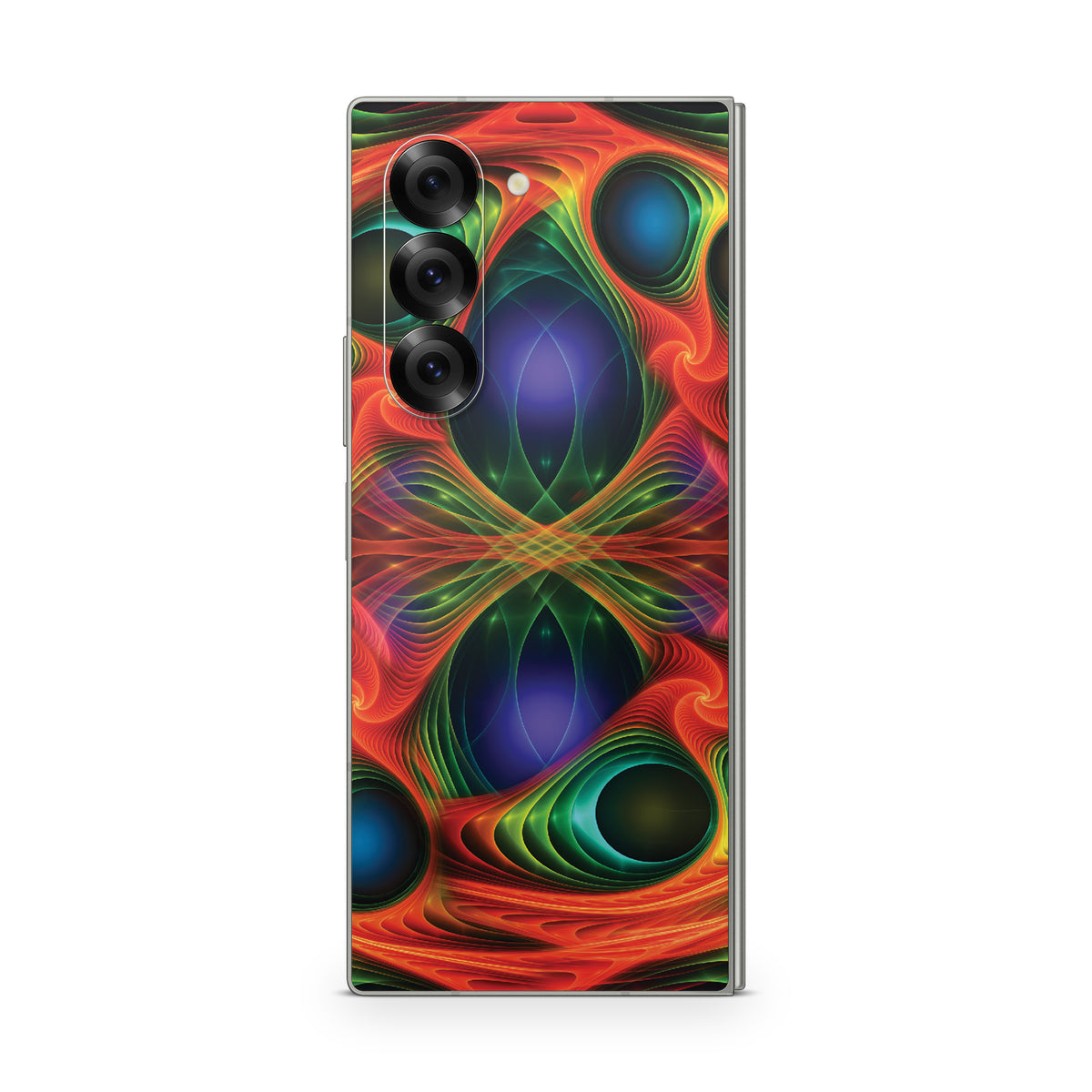Fabric Fractal Skin For Samsung Galaxy Z Fold 6 — MightySkins