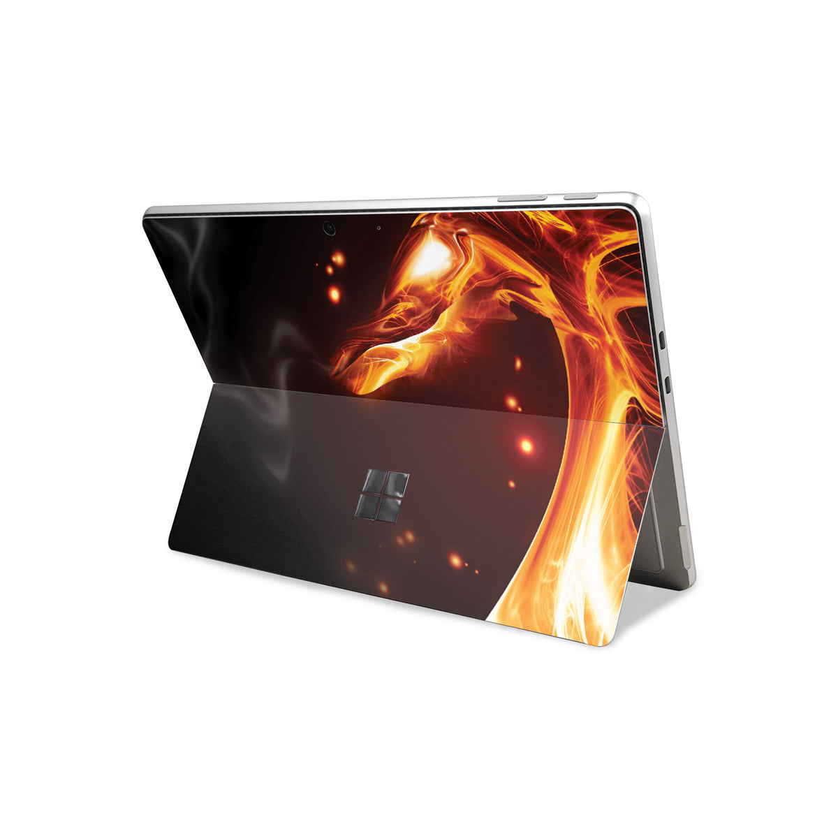 Flaming Dragon Skin For Microsoft Surface Pro 11 (2024) — MightySkins