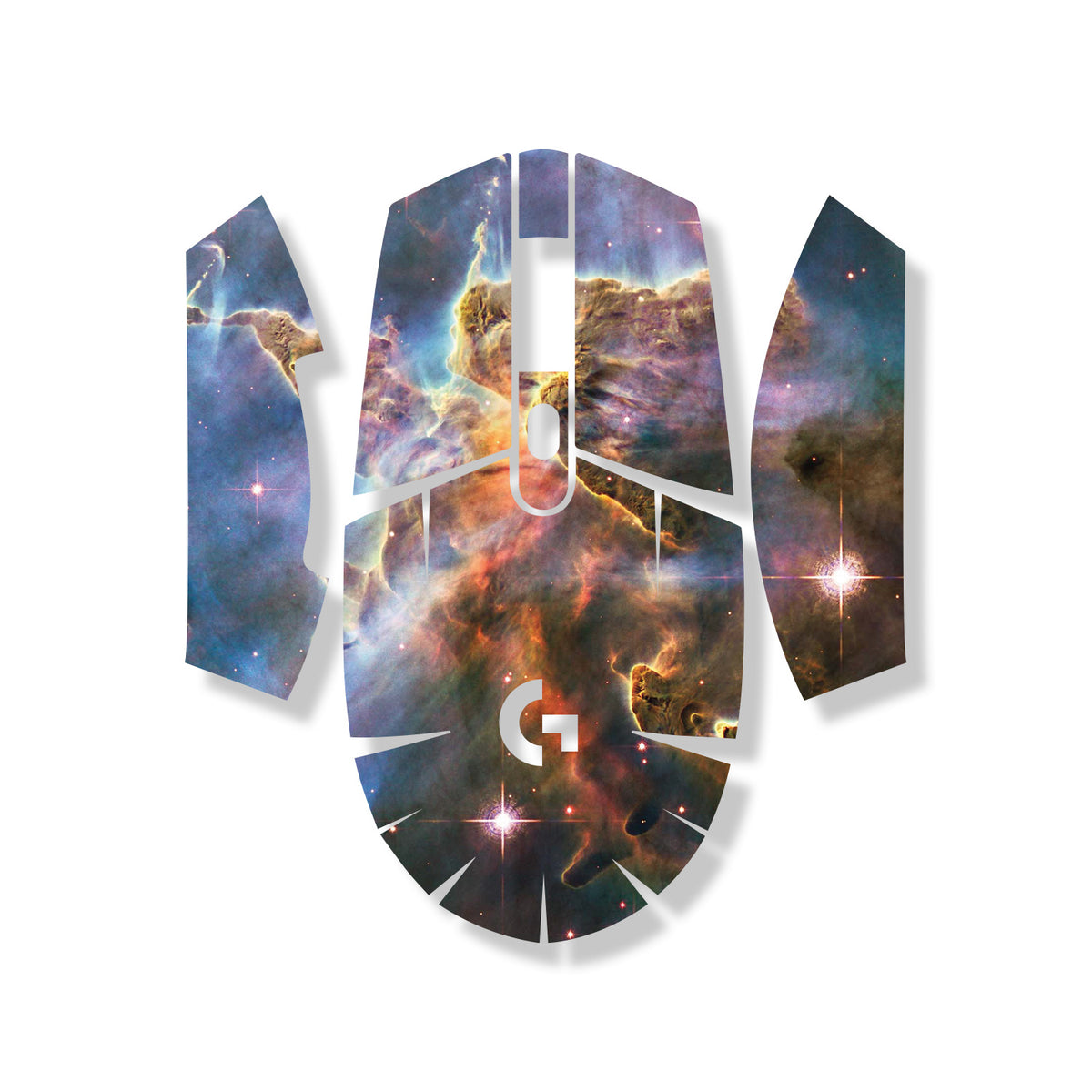 Golden Nebula Skin For Logitech G305 LIGHTSPEED — MightySkins