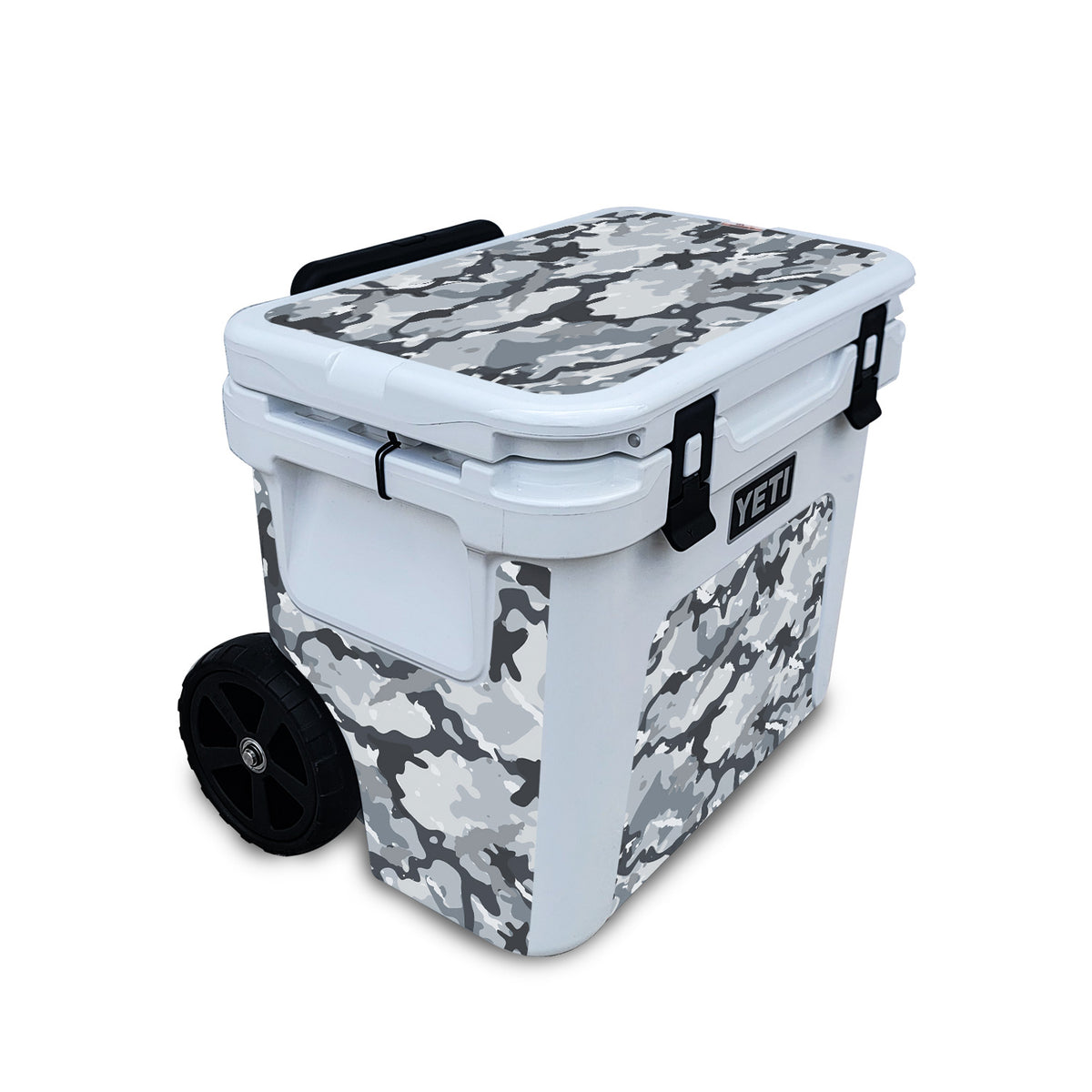 Gray Camouflage Skin For Yeti Roadie 32 Wheeled Cooler — MightySkins