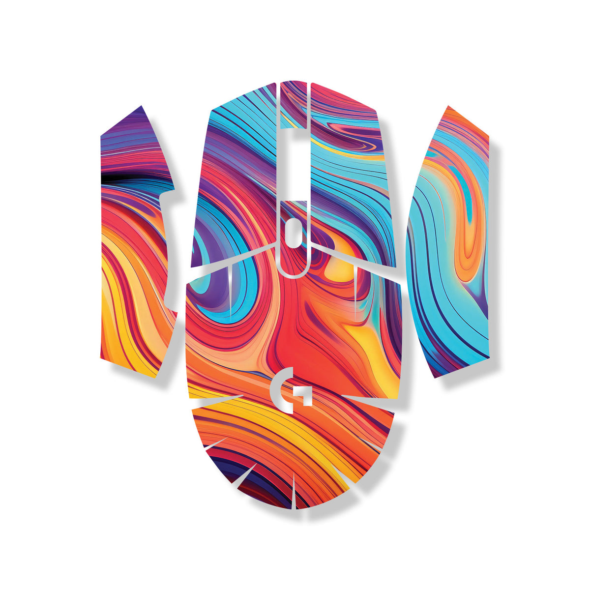 Orange Pour Skin For Logitech G305 LIGHTSPEED — MightySkins