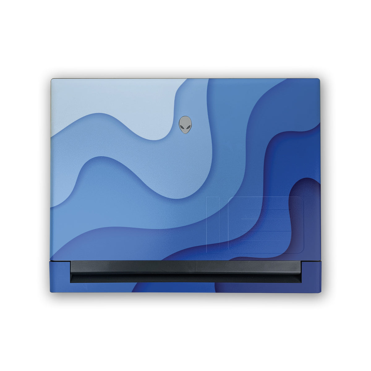 Papercraft Blue Skin For Alienware M18 R2 (2024) — MightySkins