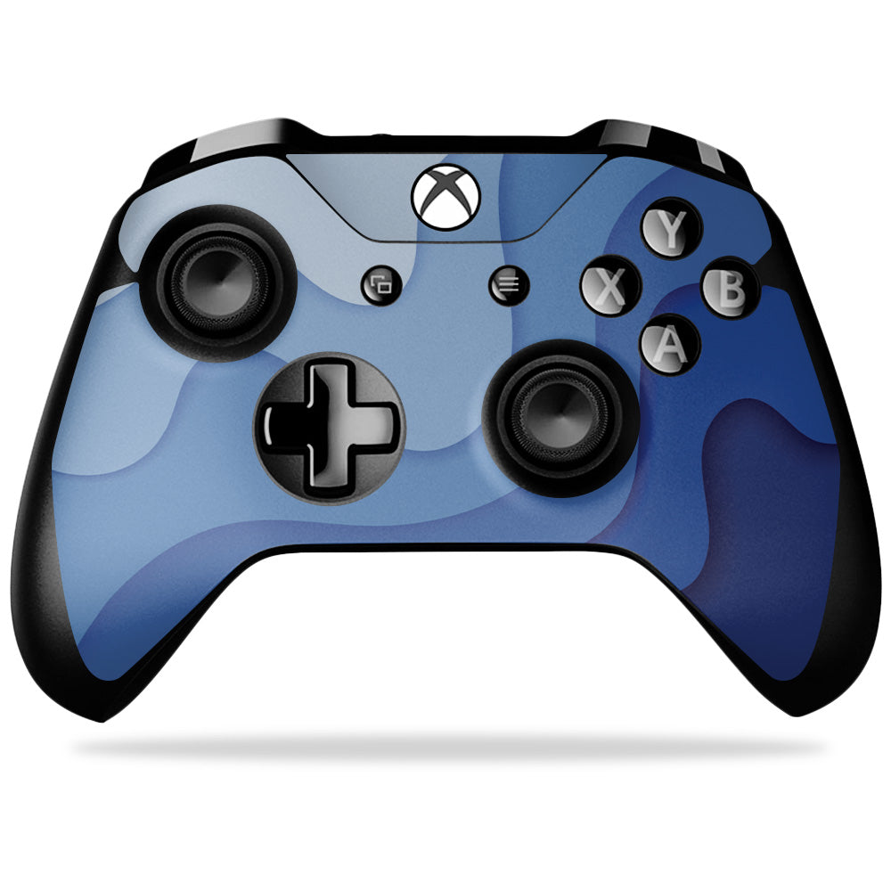 Papercraft Blue Skin For Microsoft Xbox One X Controller — MightySkins