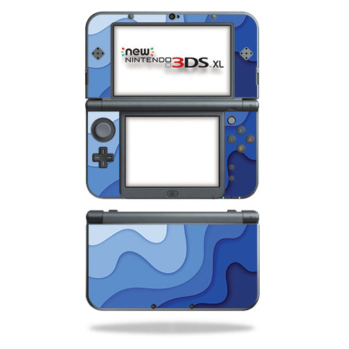 Papercraft Blue Skin For Nintendo New 3DS XL (2015) — MightySkins