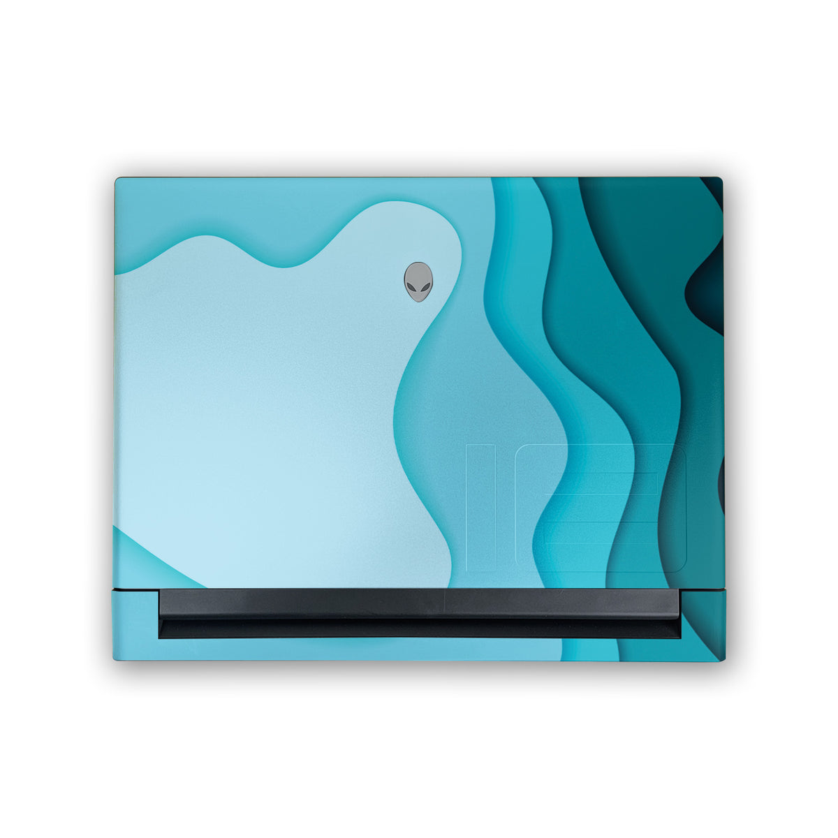 Papercraft Cyan Skin For Alienware M18 R2 (2024) — MightySkins
