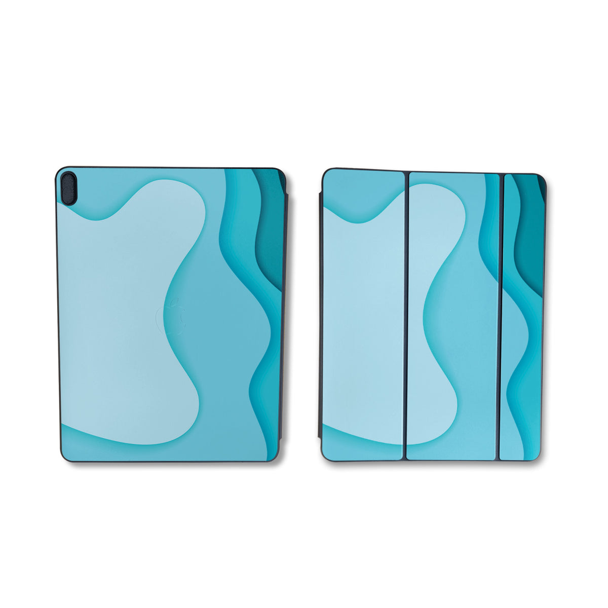 Papercraft Cyan Skin For Apple Smart Folio for iPad Air 13-inch (M2 ...