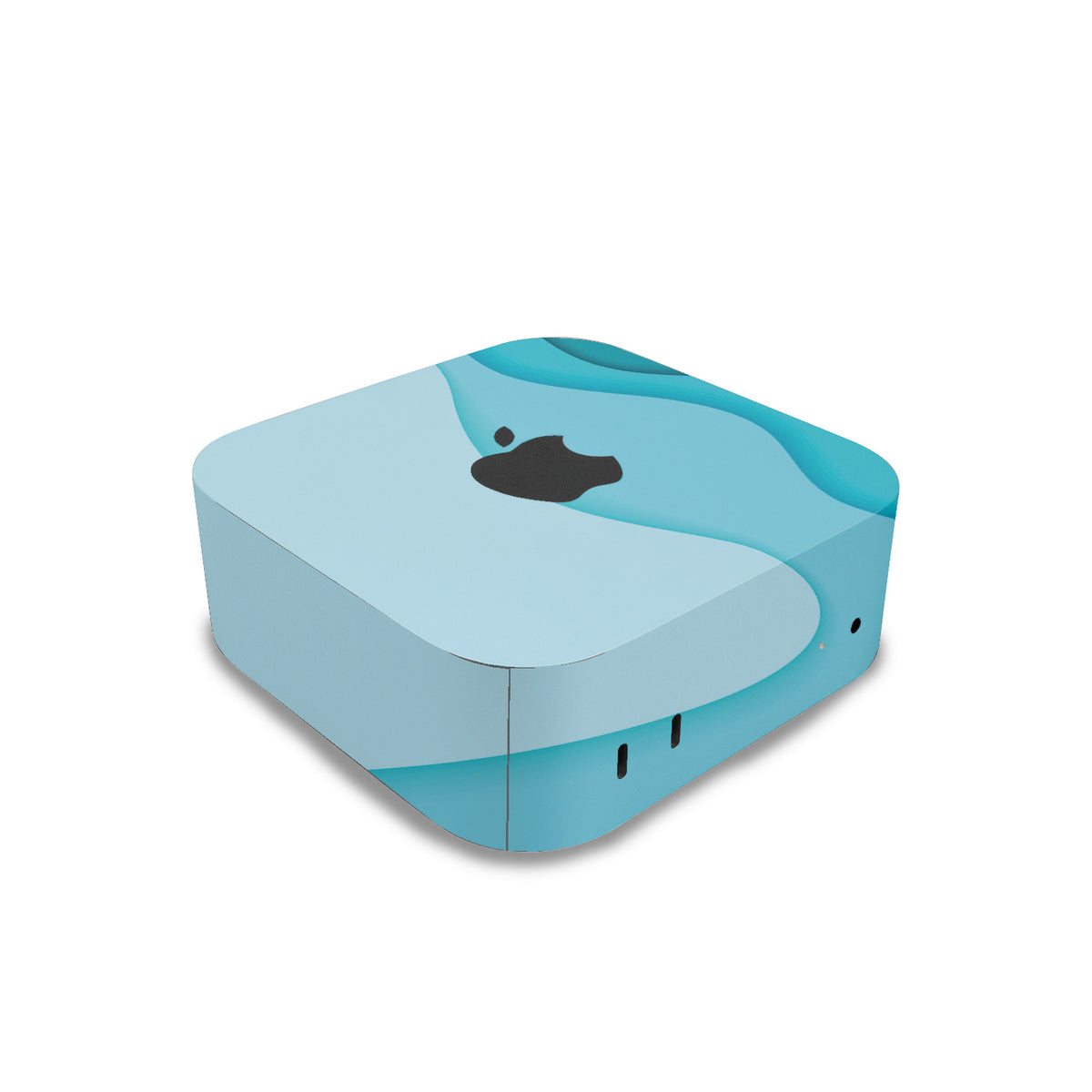 Papercraft Cyan Skin For Apple Mac Mini M4 (2024) — MightySkins