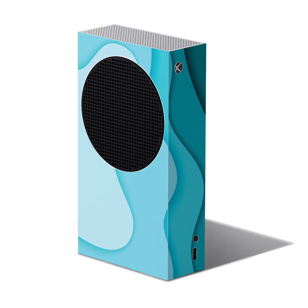 Papercraft Cyan Skin For XBOX Series S — MightySkins