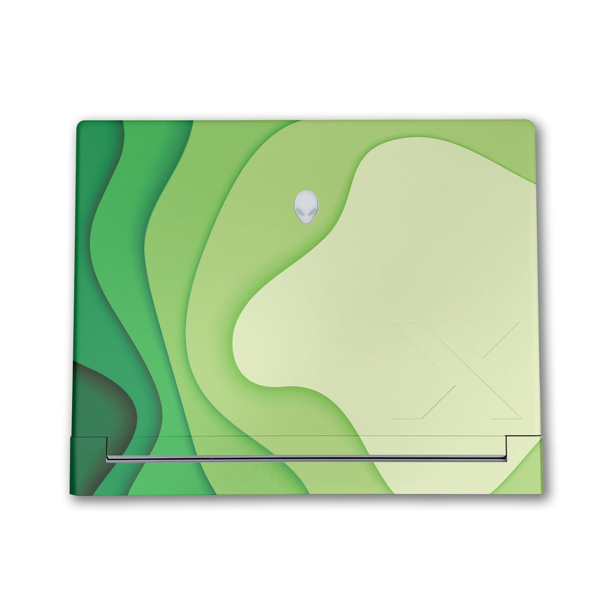 Papercraft Green Skin For Alienware X16 R2 (2024) — MightySkins