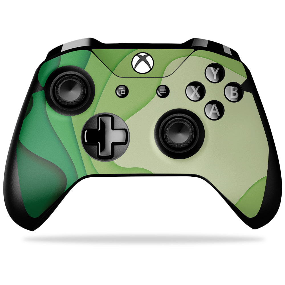 Papercraft Green Skin For Microsoft Xbox One X Controller — MightySkins