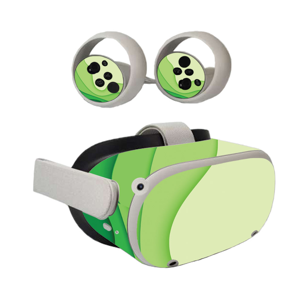 Papercraft Green Skin For Oculus Quest 2 — MightySkins