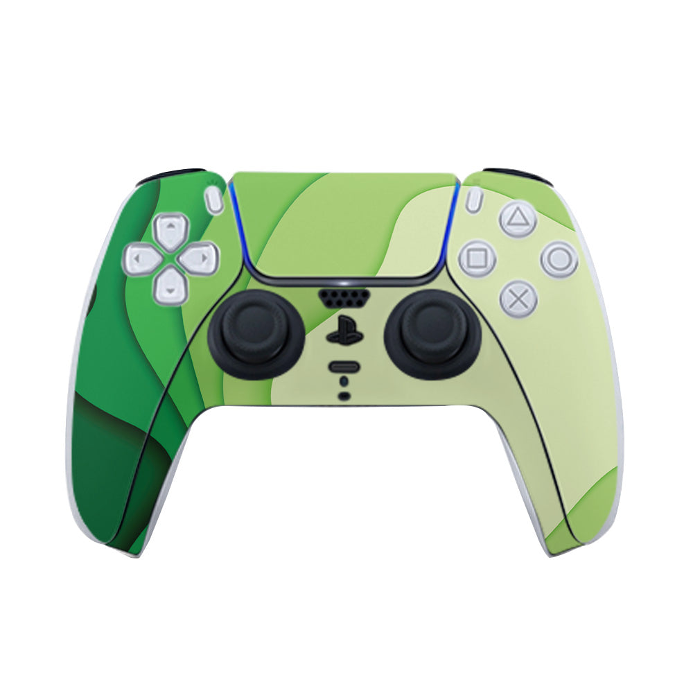 Papercraft Green Skin For PlayStation 5 Controller — MightySkins