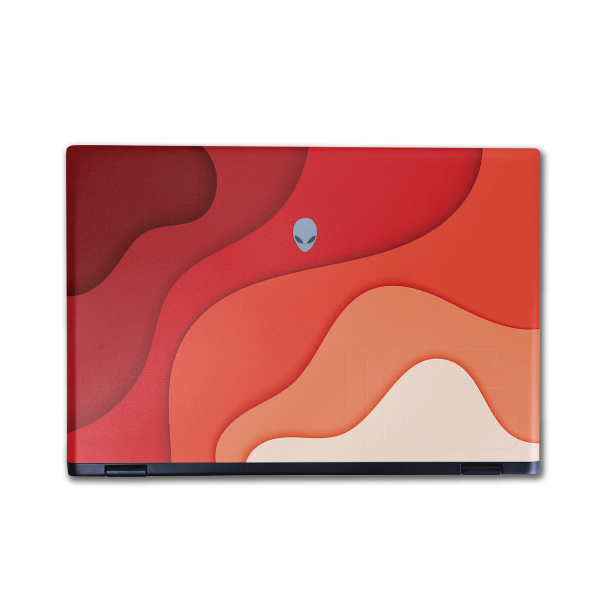 Papercraft Red Skin For Alienware M16 R2 (2024) — MightySkins