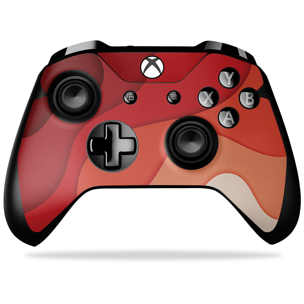 Papercraft Red Skin For Microsoft Xbox One X Controller — MightySkins