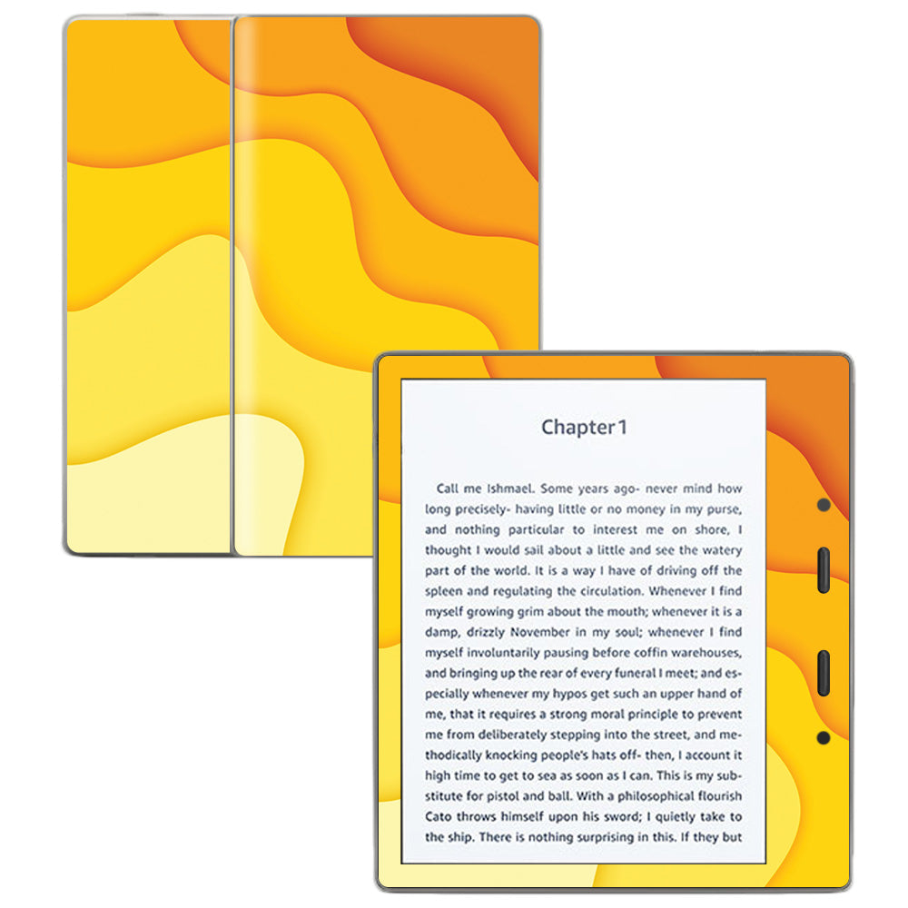 Papercraft Yellow Skin For Amazon Kindle Oasis 7" (9th Gen) — MightySkins