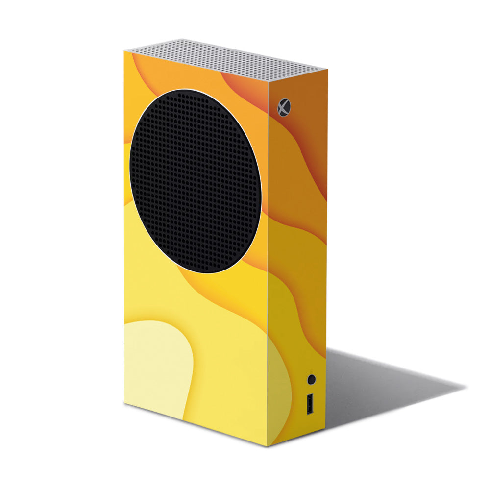 Papercraft Yellow Skin For XBOX Series S — MightySkins