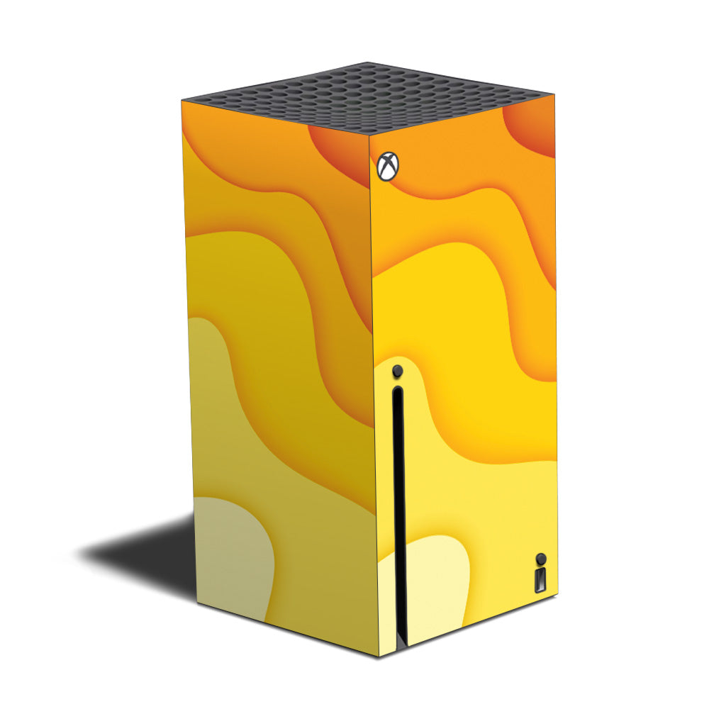 Papercraft Yellow Skin For XBOX Series X — MightySkins