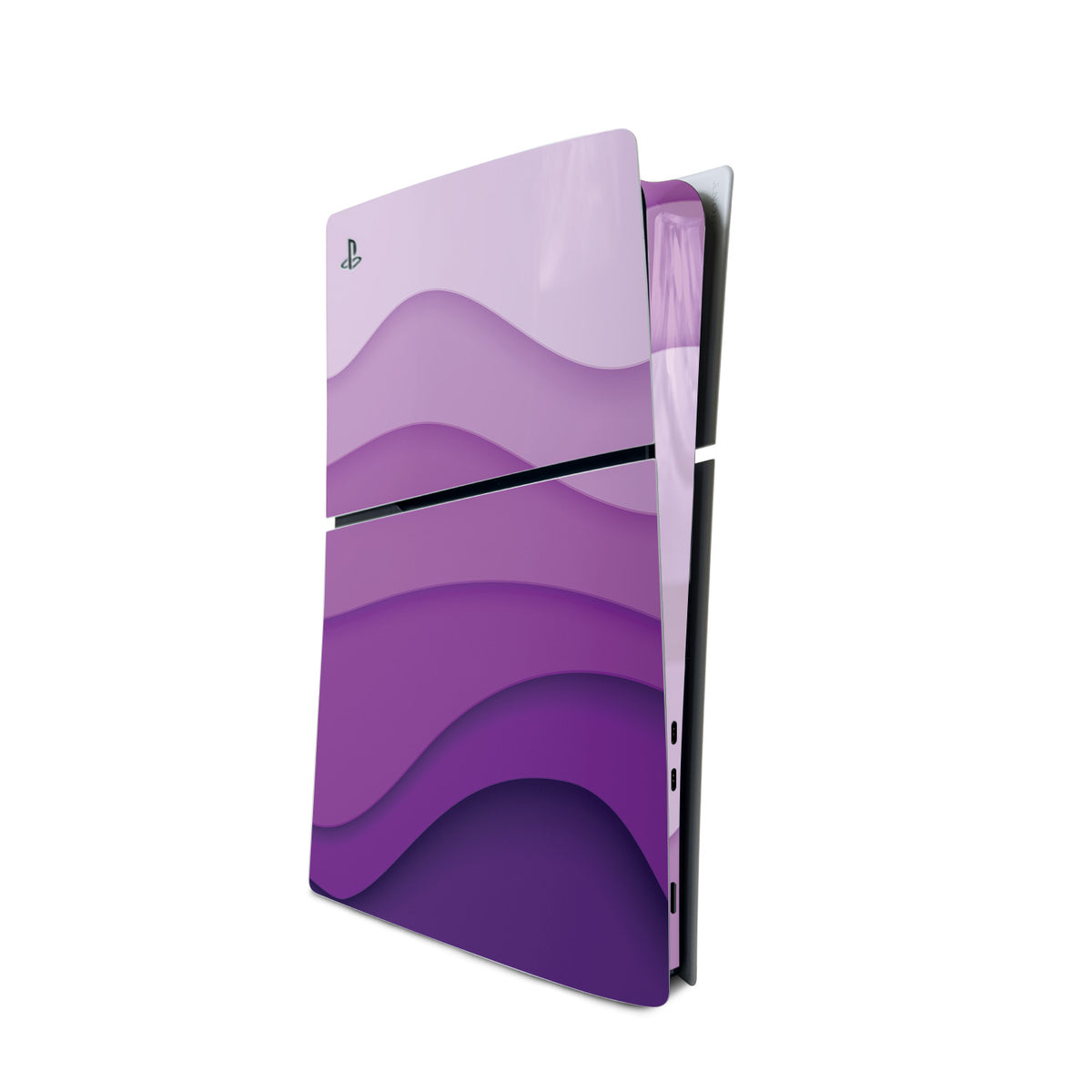 Papercraft Purple Skin For Playstation 5 Slim Digital Edition Console ...