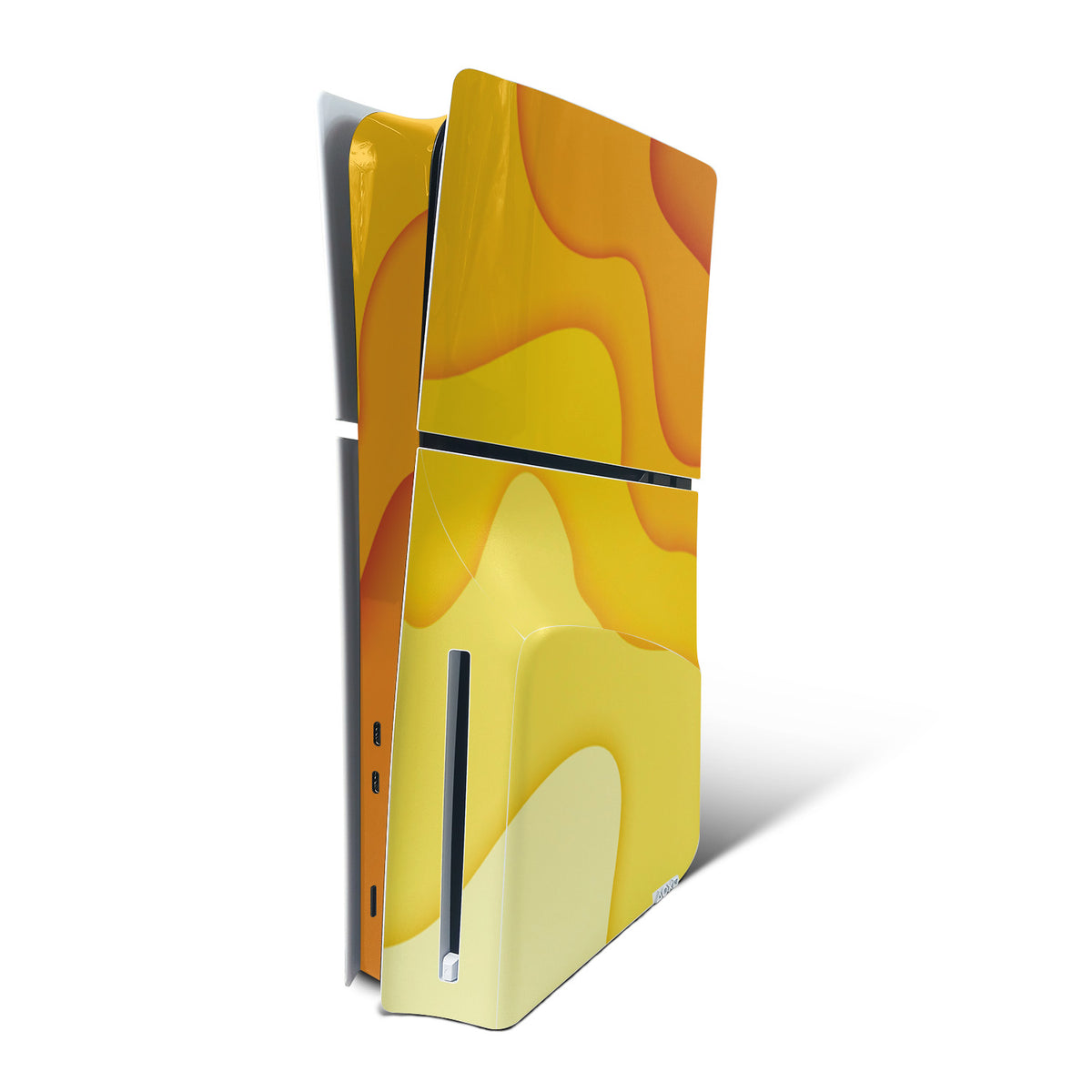 Papercraft Yellow Skin For Playstation 5 Slim Disk Edition Console Only ...