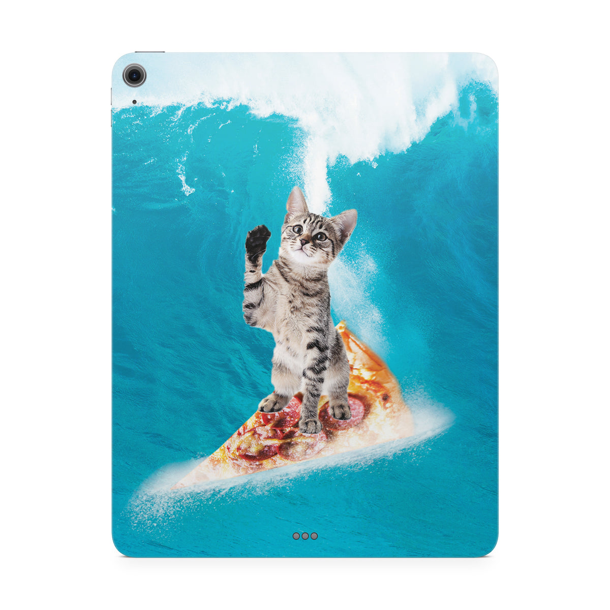 Pizza Surfing Kitty Skin For Apple iPad Air 11 (M2) 2024 — MightySkins