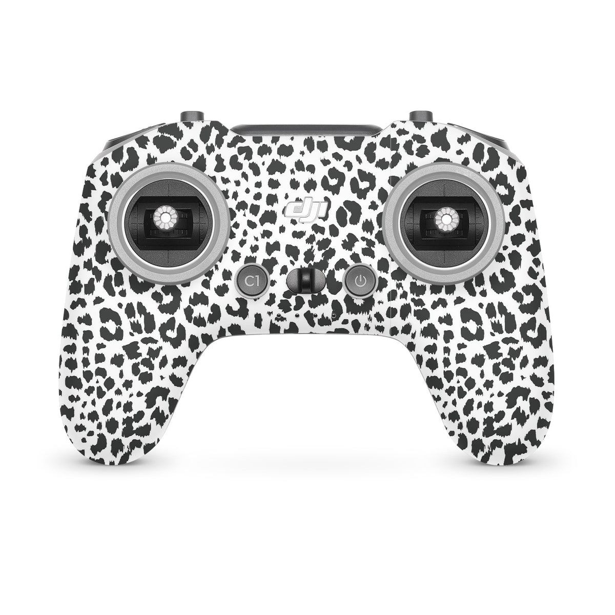 Snow Leopard Print Skin For DJI FPV Remote Controller 3 — MightySkins