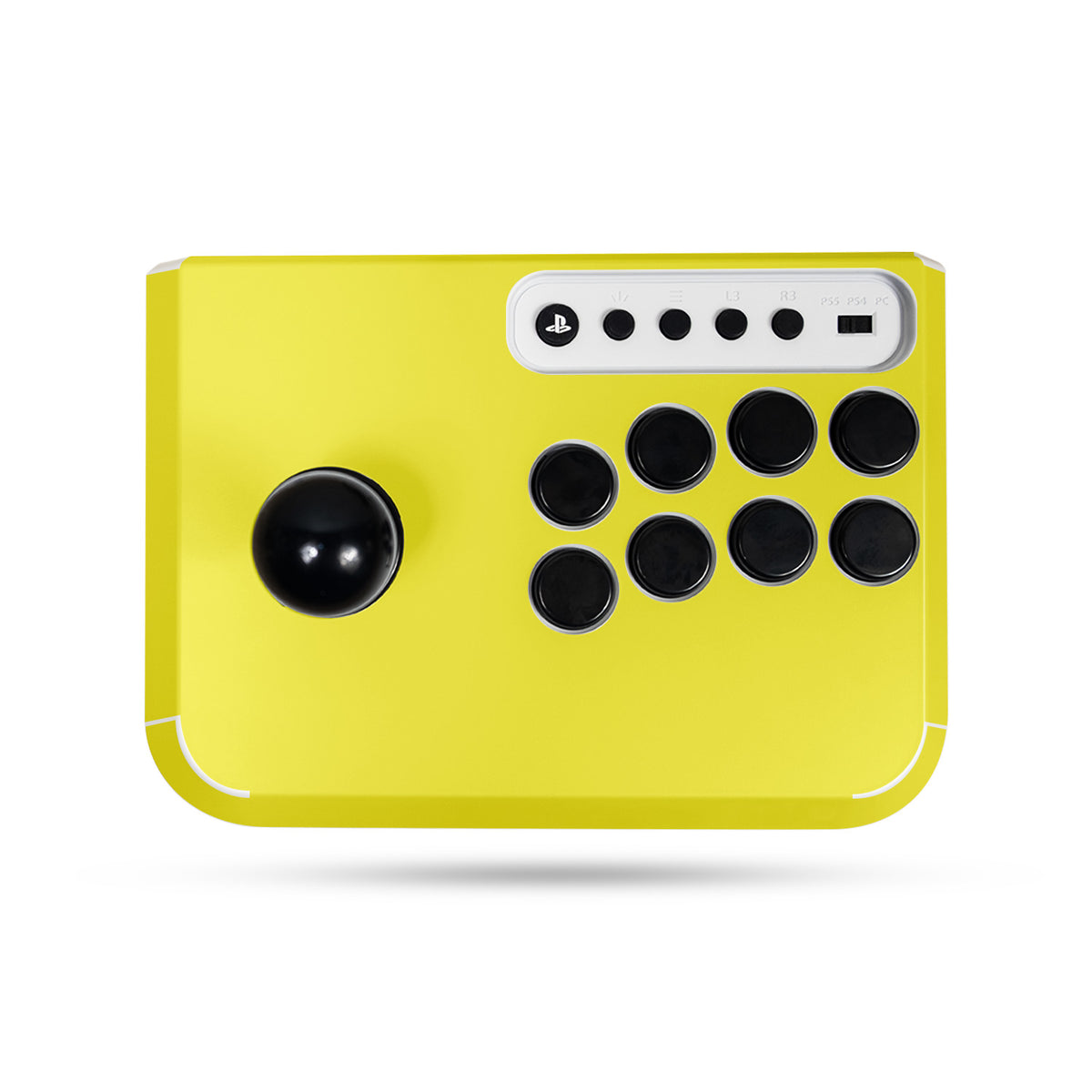 Solid Yellow Skin For Hori Fighting Stick Mini (PS5, PS4, PC) — MightySkins