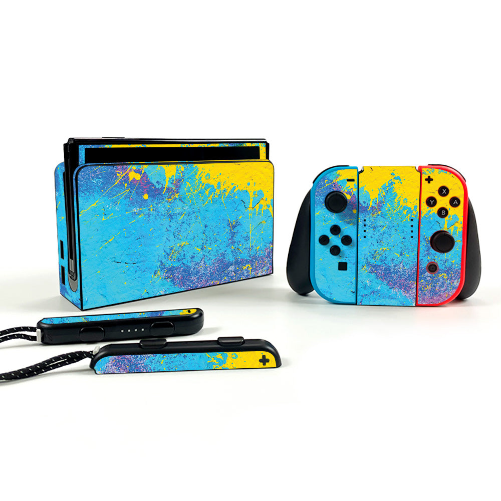 Splatter Wall Skin For Nintendo Switch OLED — MightySkins
