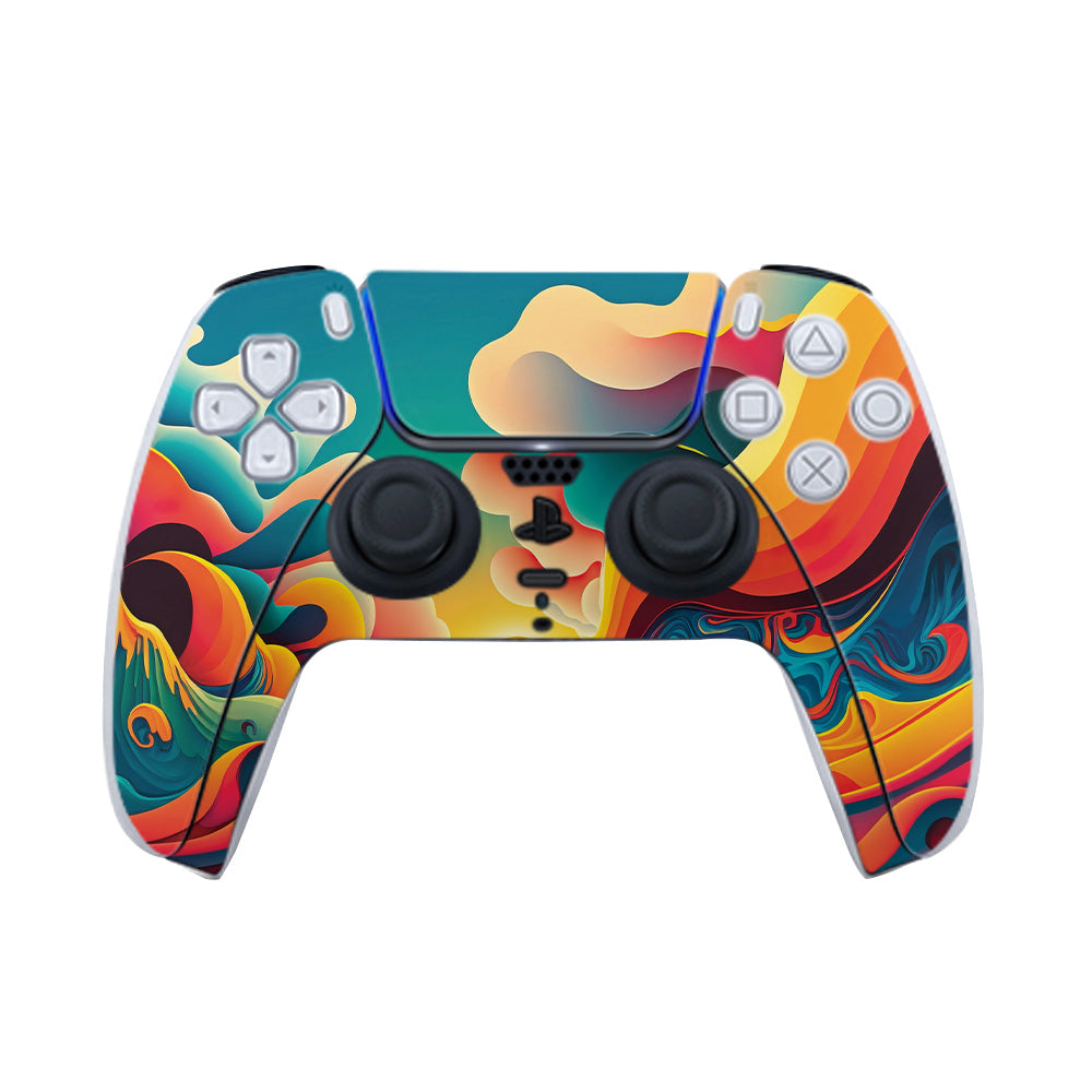 Surreal Sunset Skin For PlayStation 5 Controller — MightySkins