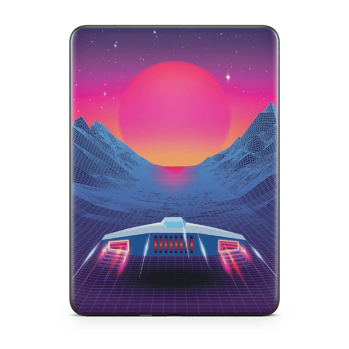 Synthwave Drive Skin For Amazon Kindle Colorsoft (2024) — MightySkins