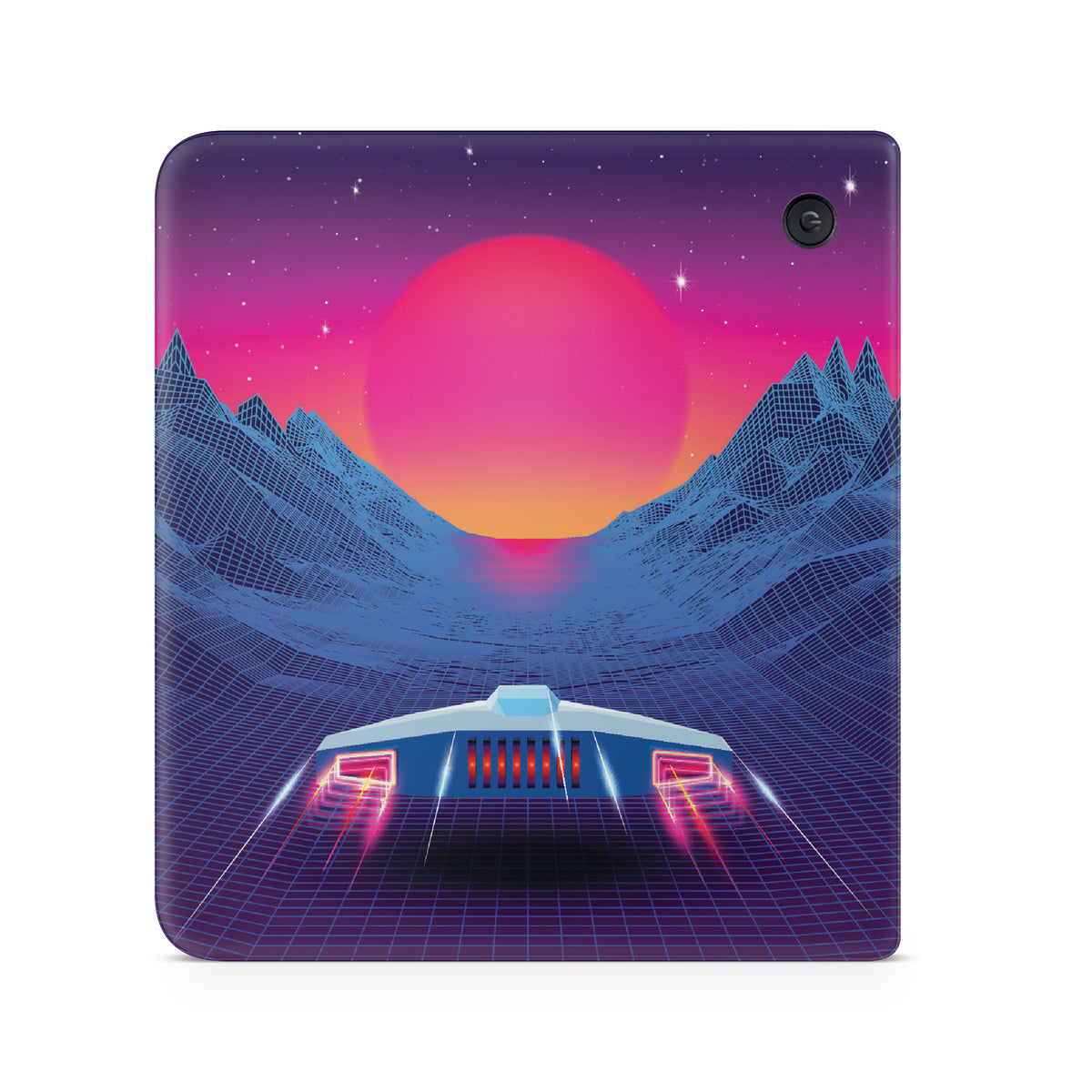 Synthwave Drive Skin For Kobo Libra Colour (2024) — MightySkins