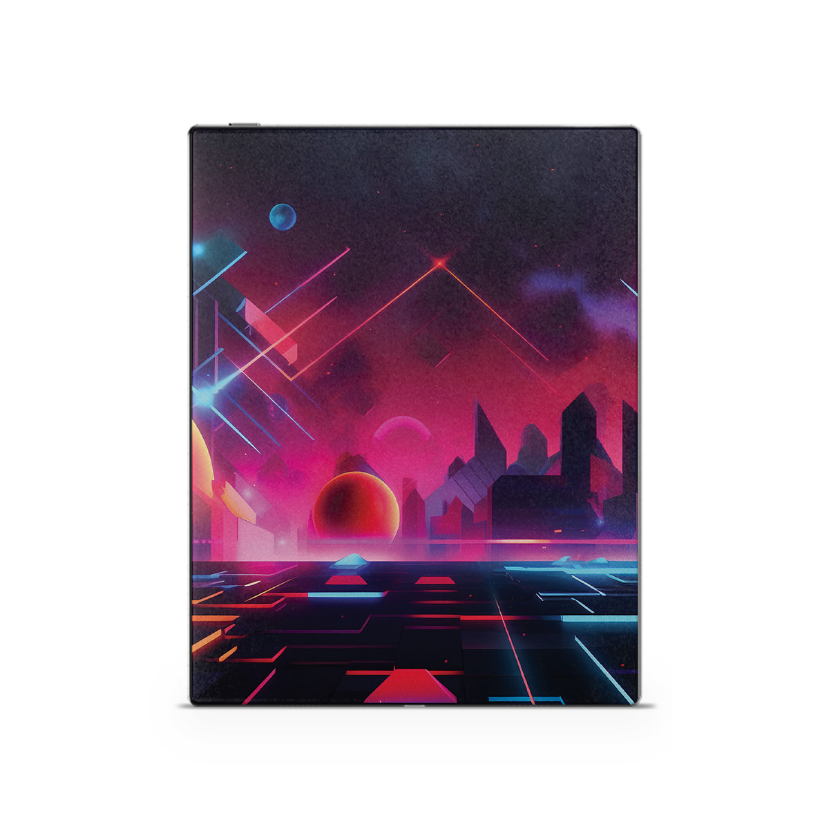 Synthwave Planets Skin For BOOX Go 10.3 (2024) — MightySkins