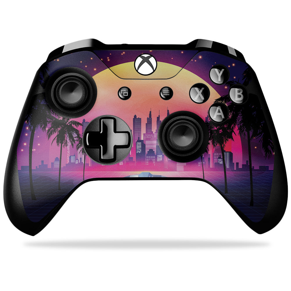 Synthwave Starship Skin For Microsoft Xbox One X Controller — MightySkins