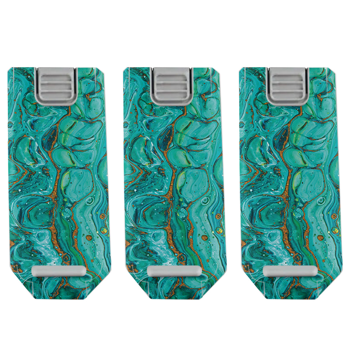 Turquoise Ripple Skin For DJI Neo Batteries (3 Pack) — MightySkins