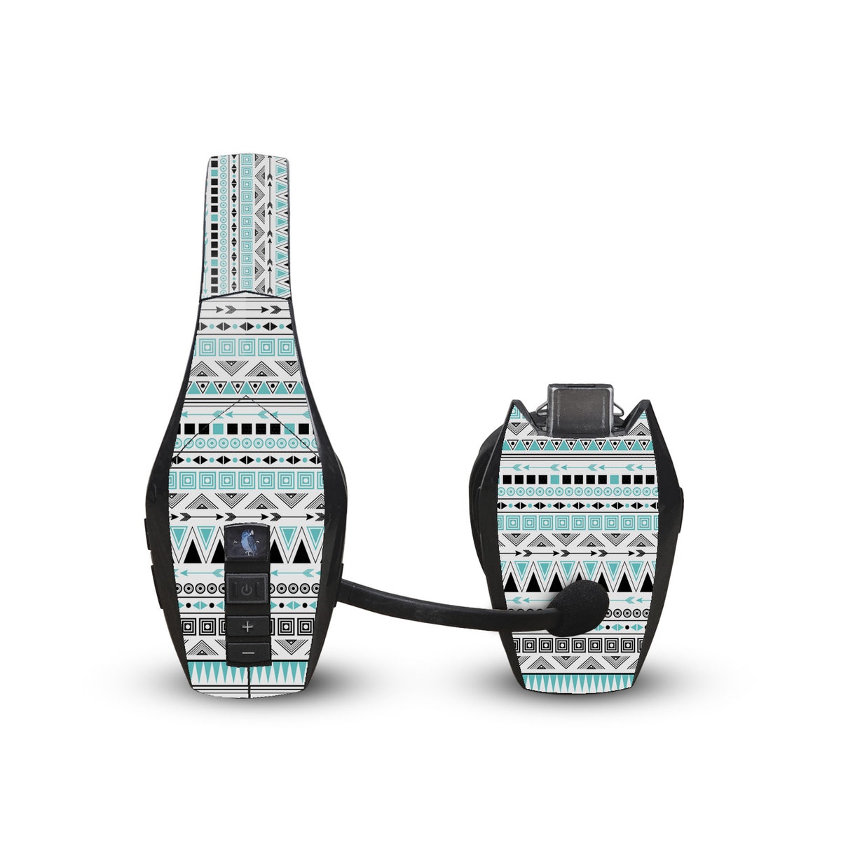 Turquoise Tribal Skin For BlueParrott S650-XT Bluetooth Headset ...