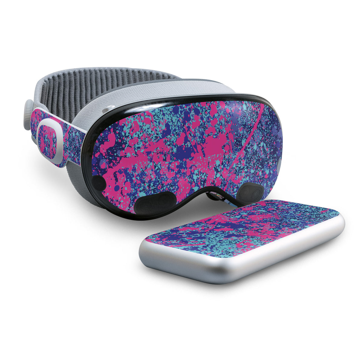 Vibrant Splatter Skin For Apple Vision Pro — MightySkins
