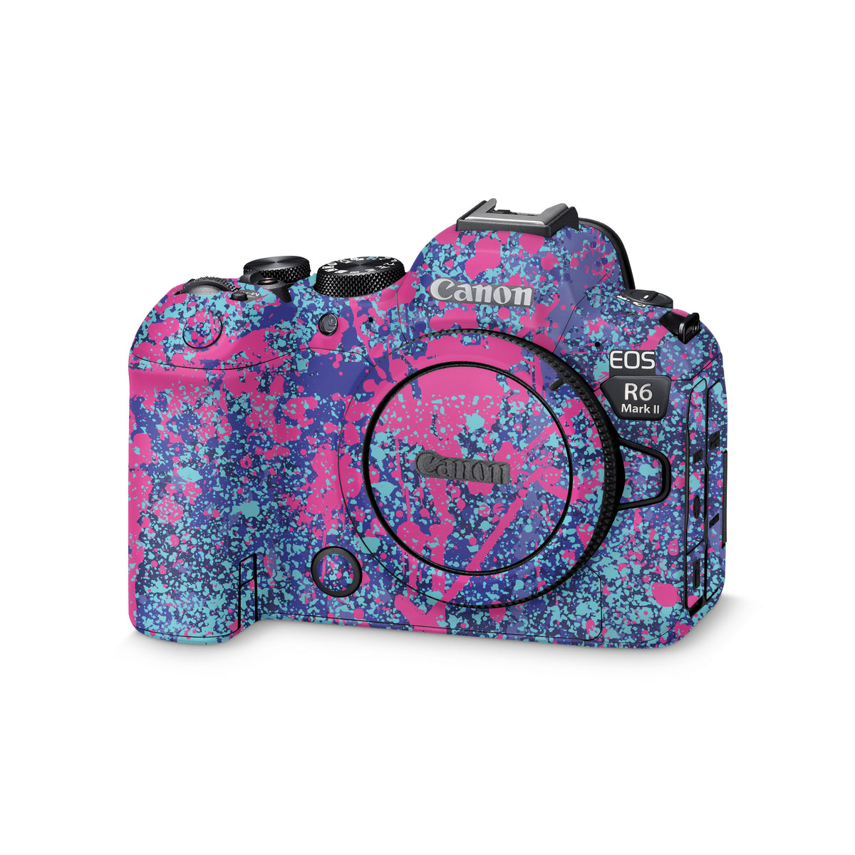 Vibrant Splatter Skin For Canon EOS R6 Mark II Camera (2022) — MightySkins