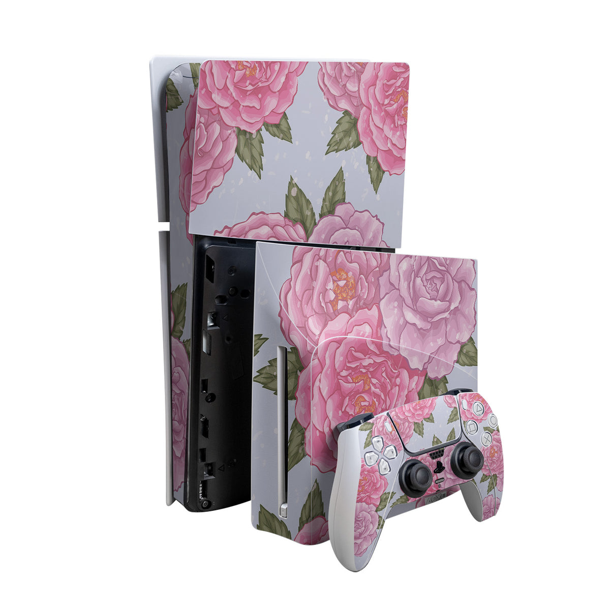 Wallpaper Rose Skin For Sony PlayStation 5 Slim Digital Edition Bundle ...