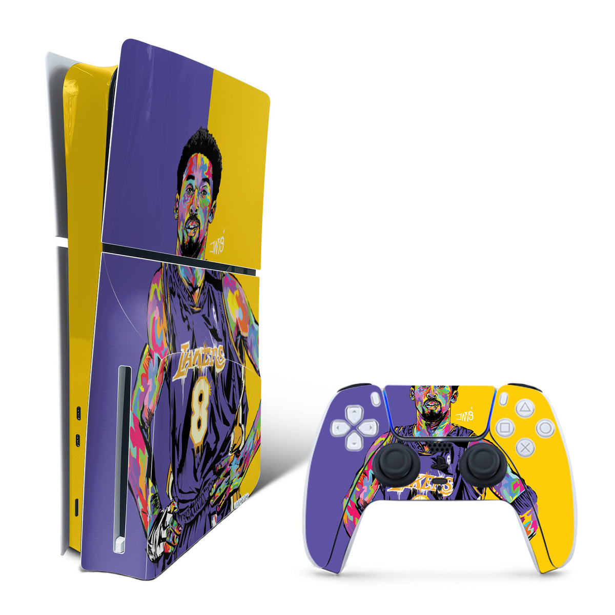 Black Mamba Skin For Sony Playstation 5 Slim Bundle — MightySkins