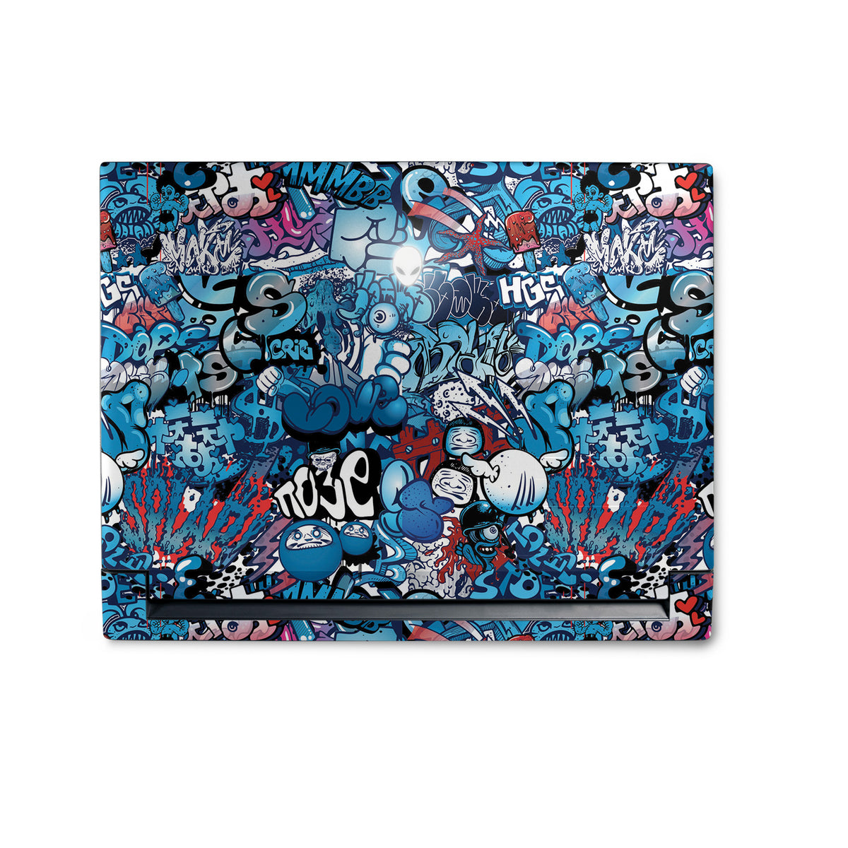 Blue Meanies Skin For Alienware M18 R1 (2023) Laptop — MightySkins