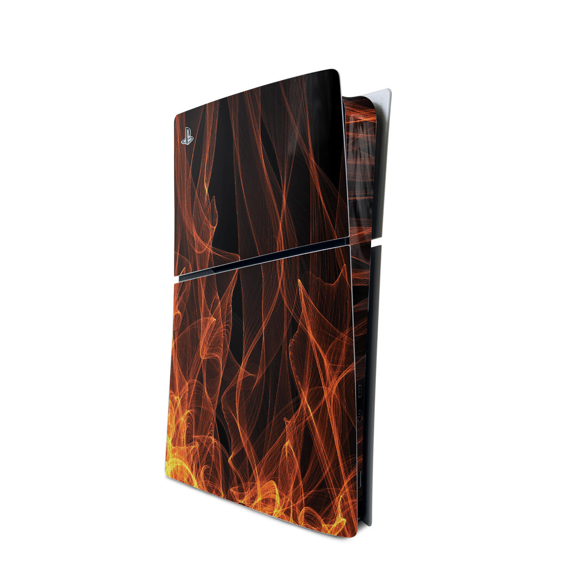 Charcoal Flames Skin For Sony Playstation 5 Slim — MightySkins