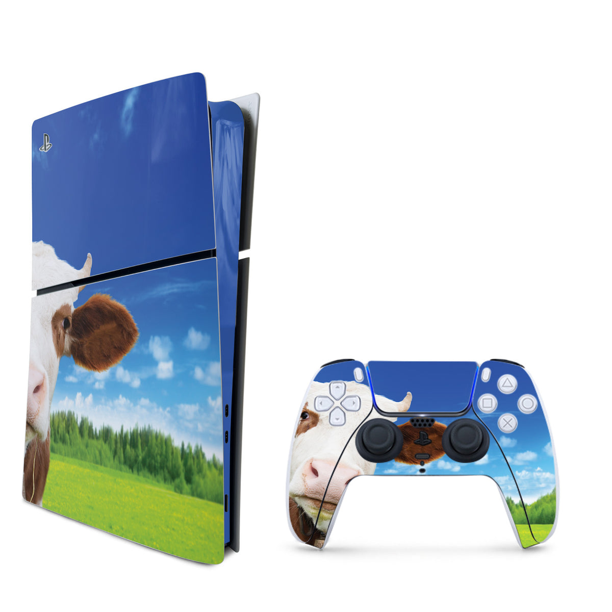 Cow Face Skin For Sony Playstation 5 Slim — MightySkins