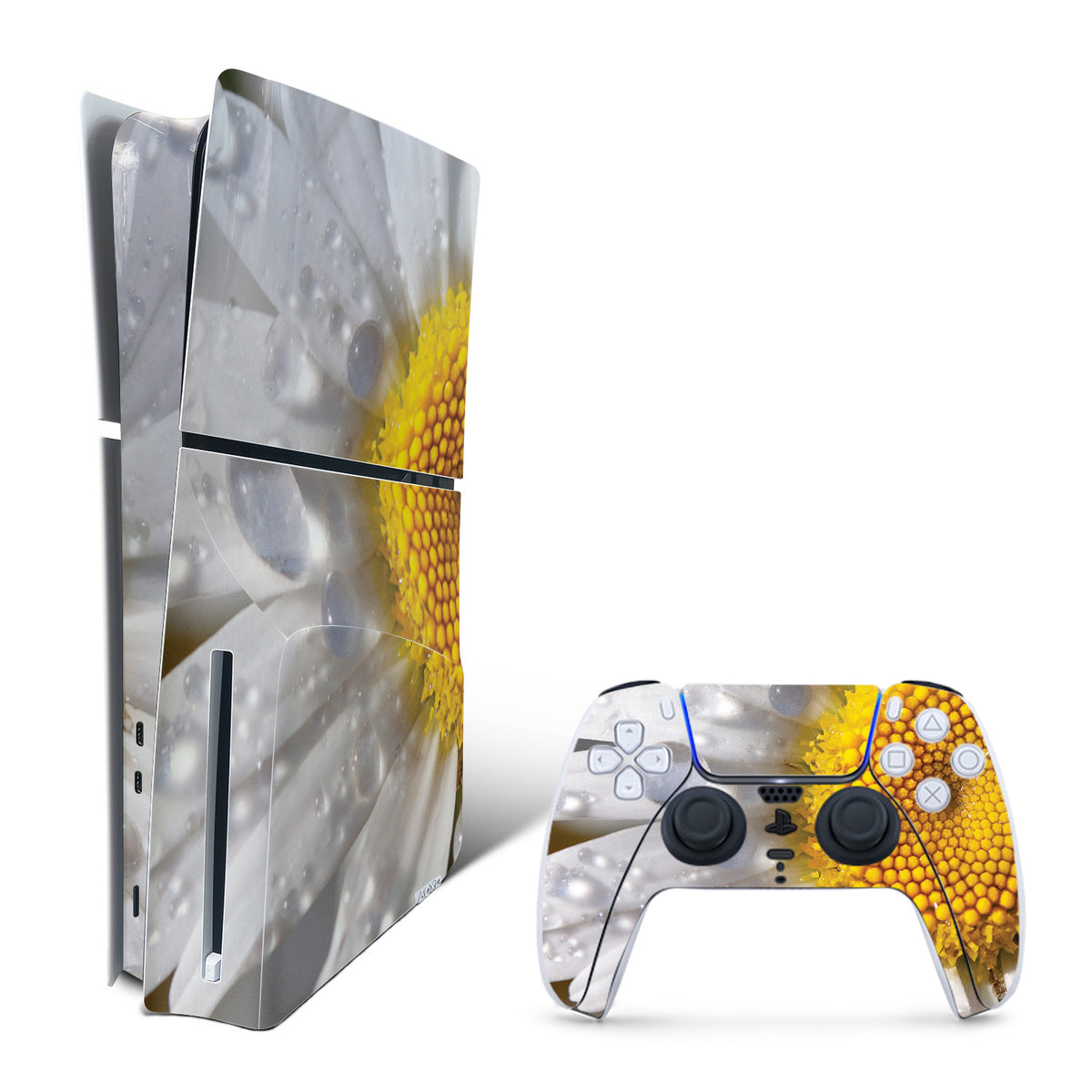 Daisy Skin For Sony Playstation 5 Slim Bundle — MightySkins