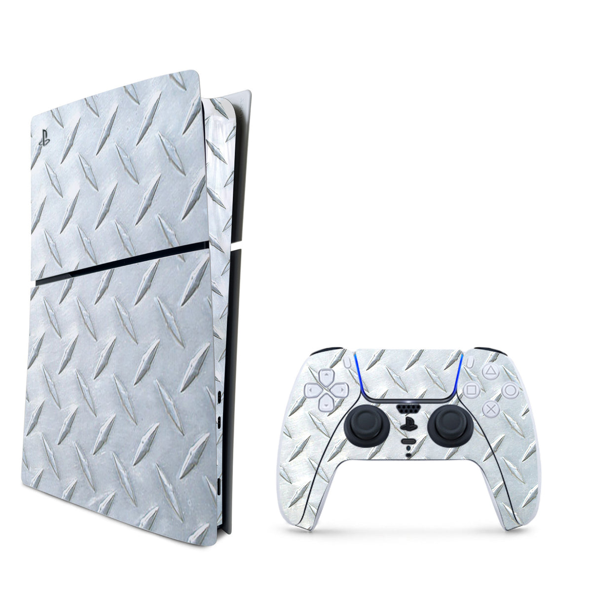 Diamond Plate Skin For Sony Playstation 5 Slim — MightySkins