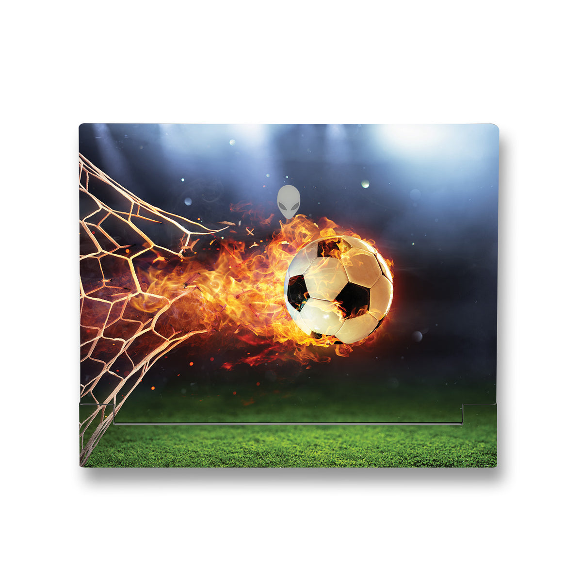 Flaming Soccer Ball Skin For Alienware X14 R2 (2023) — MightySkins